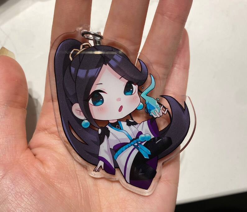 Valorant Sage Chibi Acrylic Charm Keychain Strap - Etsy Canada