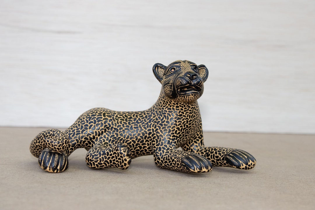 Medium Pottery Clay Mayan Jaguar - Etsy