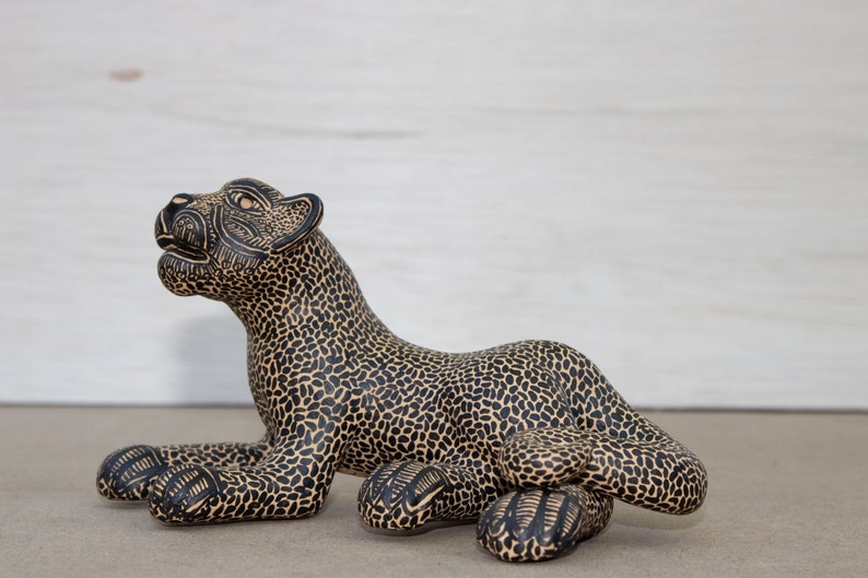 Medium Pottery Clay Mayan Jaguar - Etsy