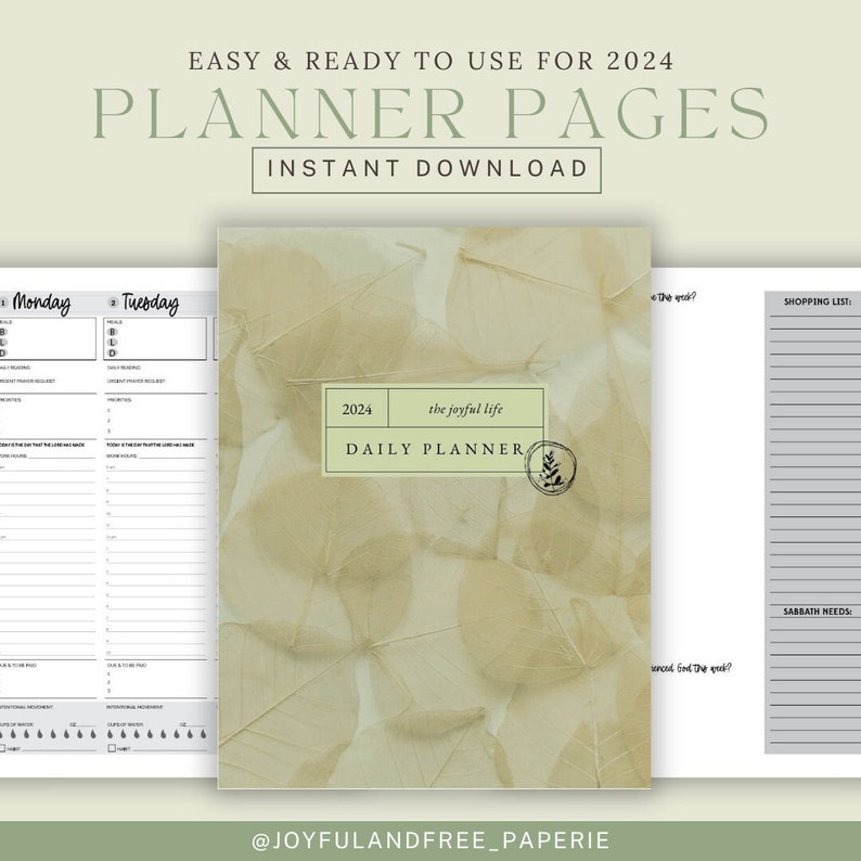 2024 Joyful Life Planner - Etsy