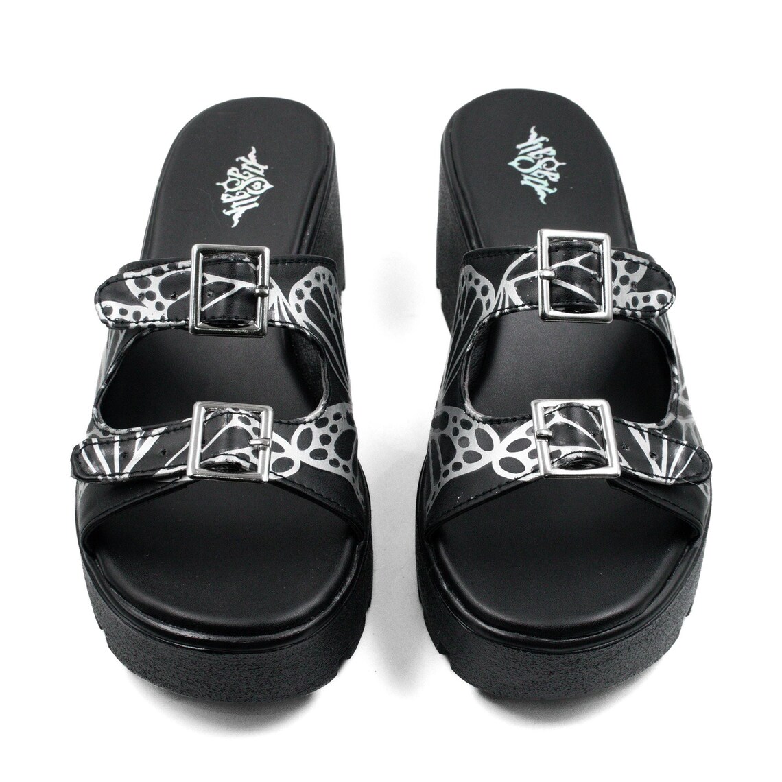 Dana Sandals | Gothic Chunky Platform, Handmade Vegan Faux Leather ...
