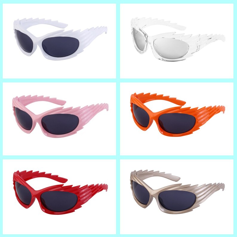 Cyberpunk Goggles Y2K Futuristic Sunglasses Y2K Futuristic - Etsy