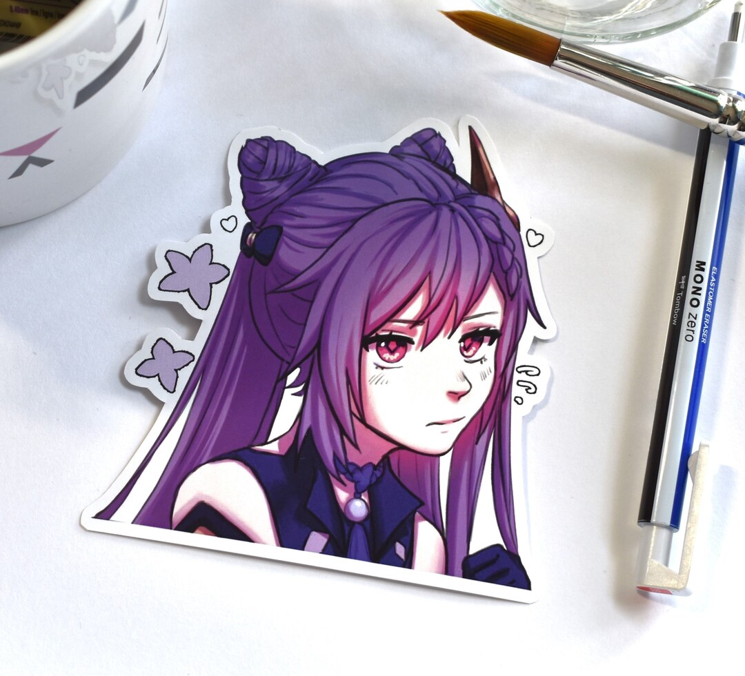 Genshin Impact Keqing Sticker - Etsy