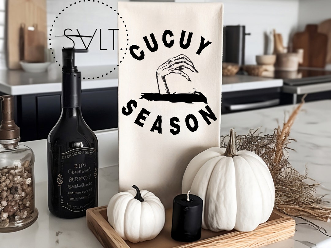 Cucuy Season Halloween Tea Towel, Boogeyman, Hispanic, Mexican Culture ...