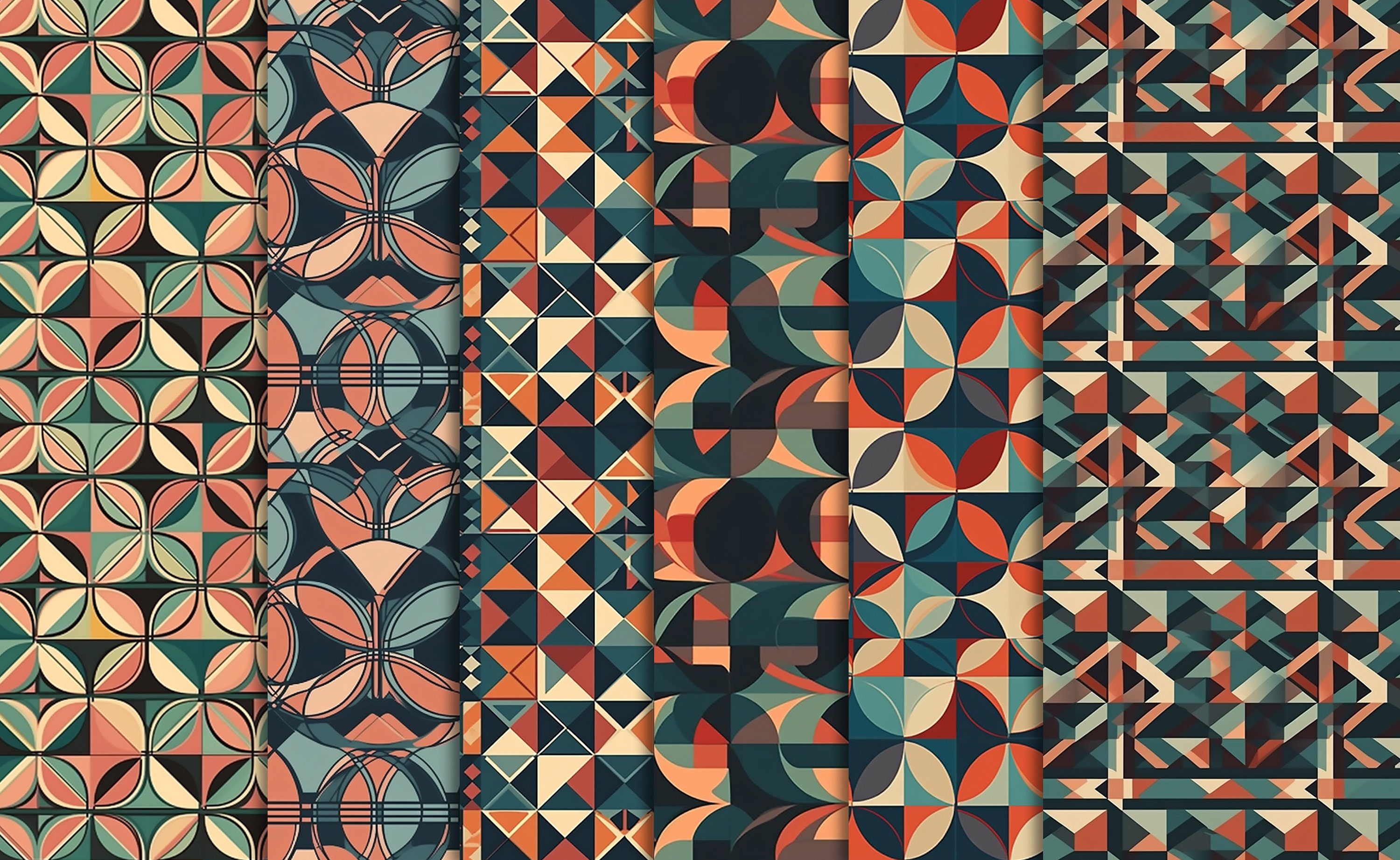 Geometric Pattern Paper Pack - Etsy