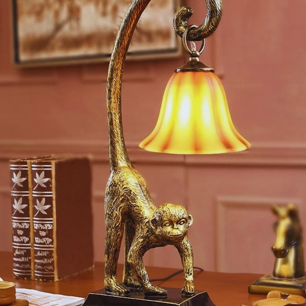 Monkey Lamp - Etsy