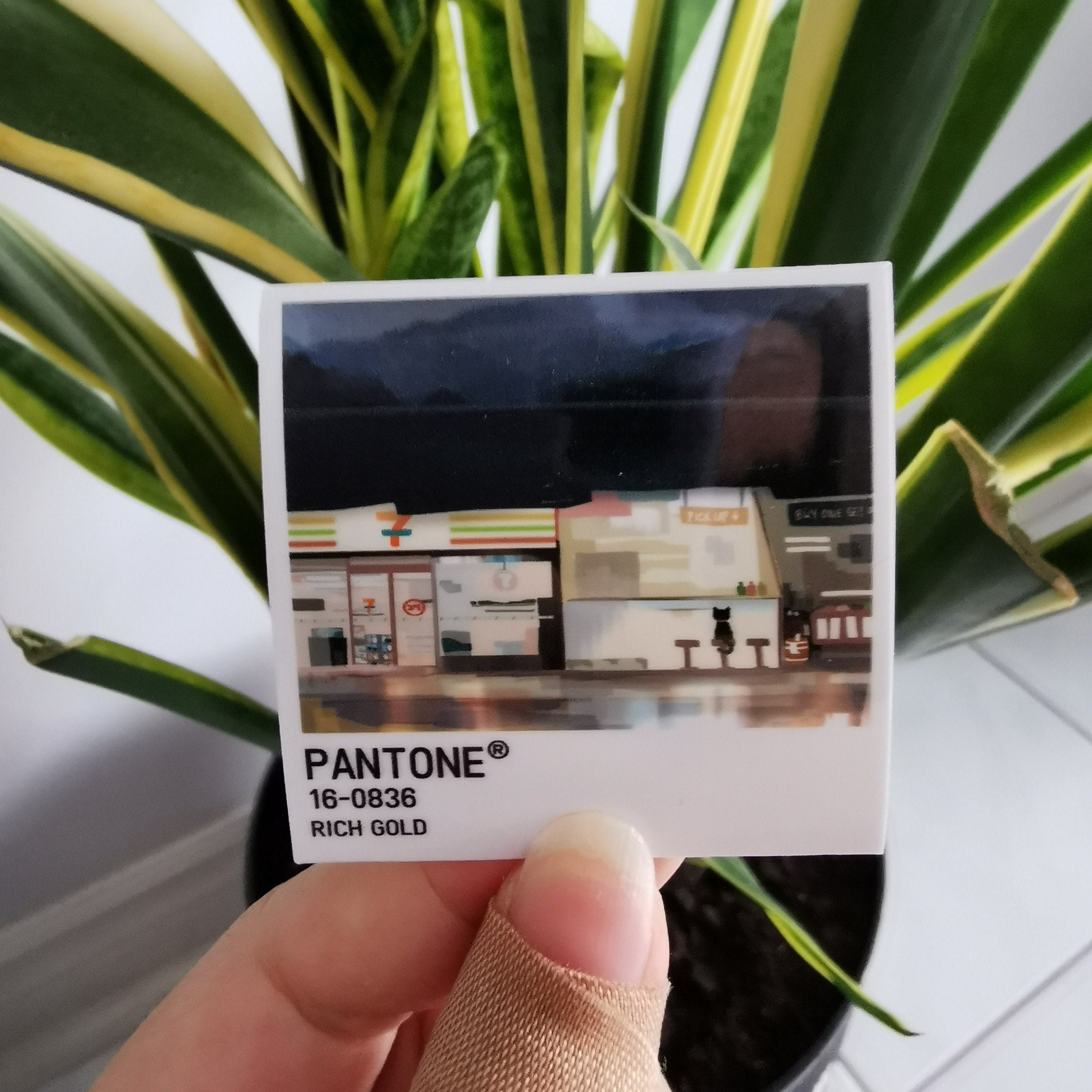 Pantone Polaroids Sticker Japan Core Anime Theme Landscape - Etsy