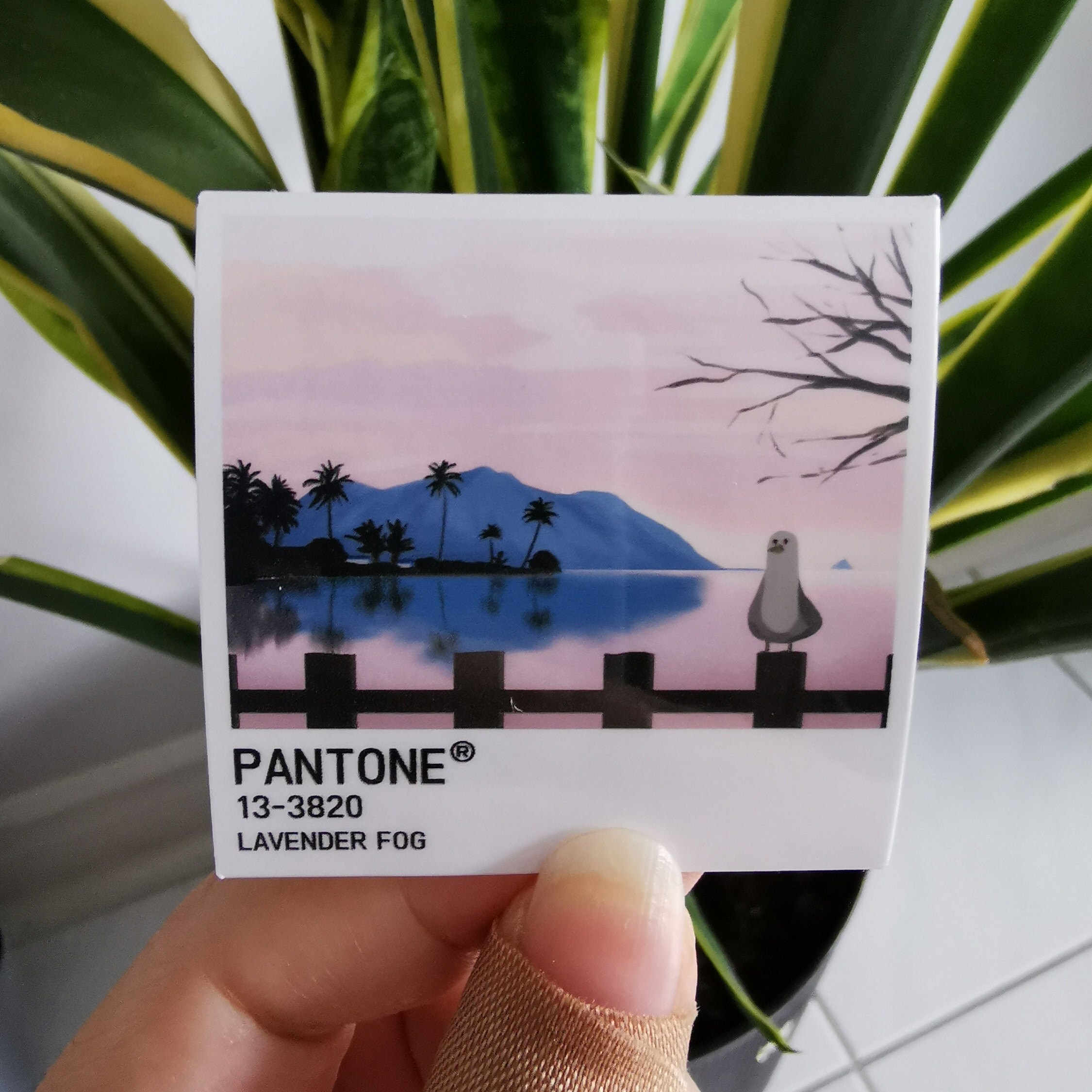 Pantone Polaroids Sticker Japan Core Anime Theme Landscape - Etsy