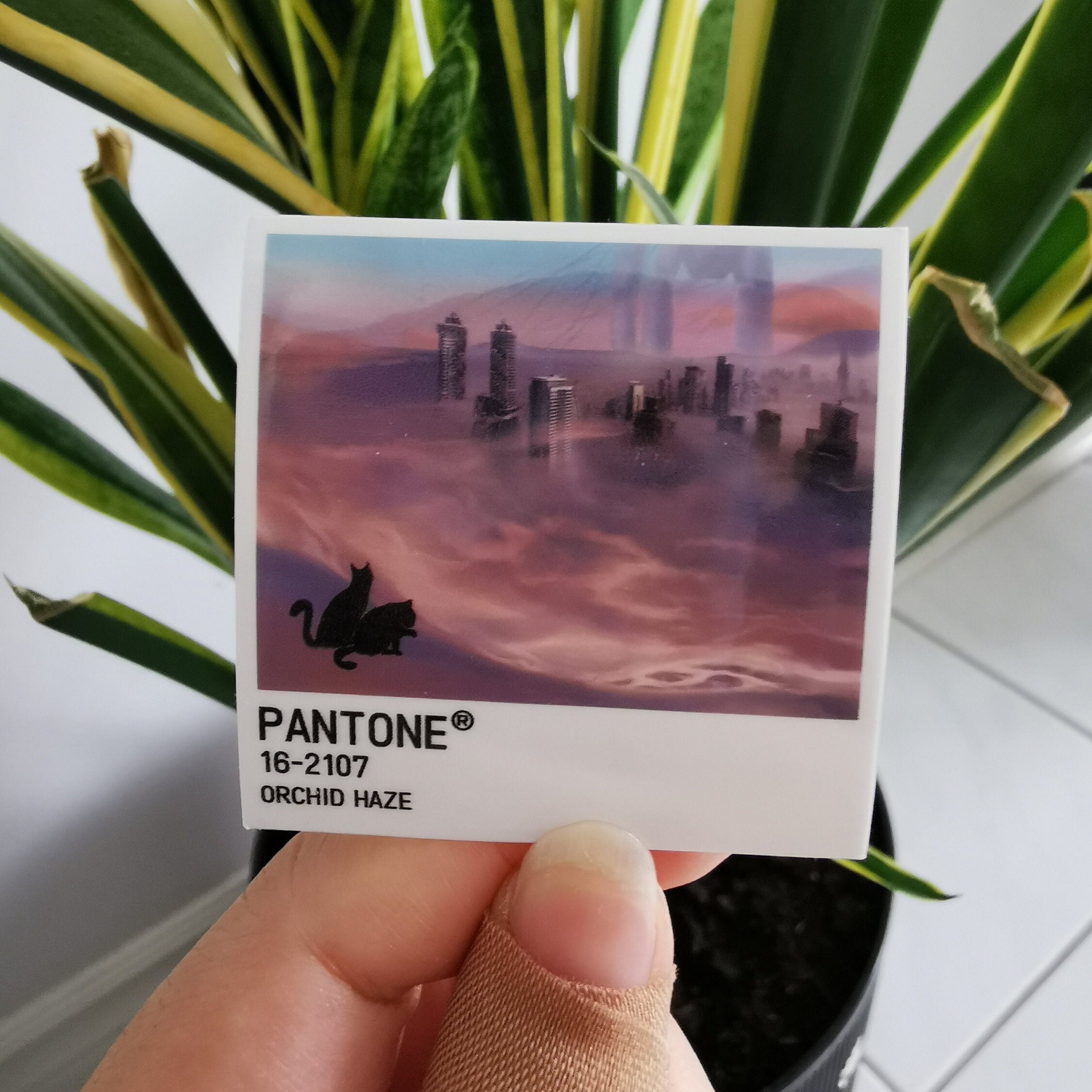 Pantone Polaroids Sticker Japan Core Anime Theme Landscape - Etsy