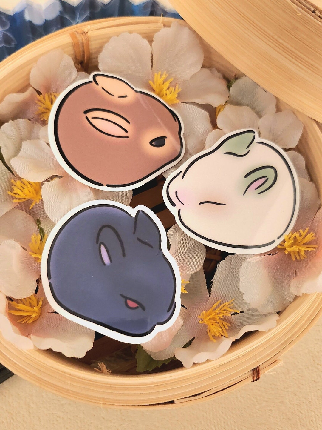 Bao Bunny Stickers | Steamed Bunny Buns| - Etsy