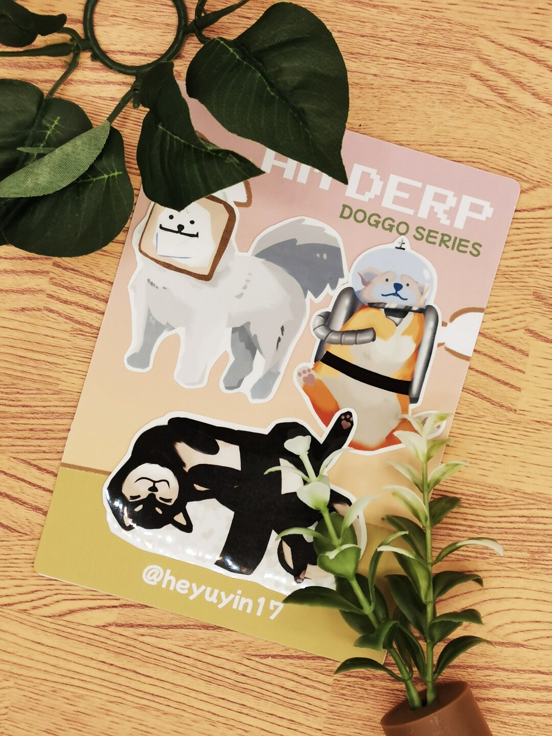 Derp Doggo Stickers - Etsy