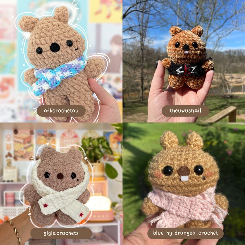 Cozy Han Quokka SKZOO Crochet Pattern [PDF] - Etsy