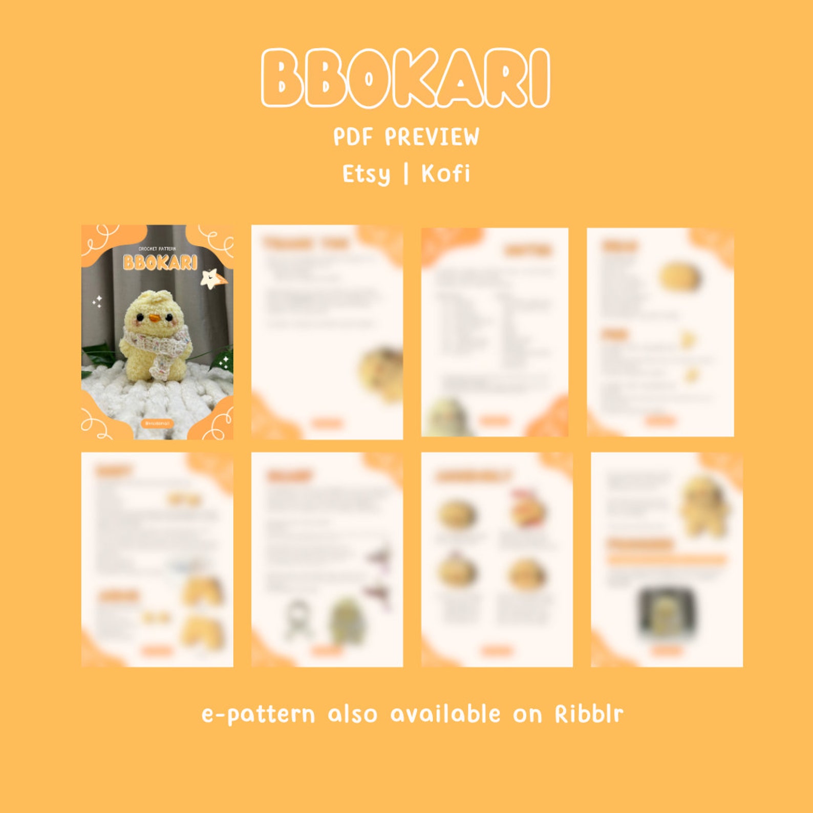 Cozy Bbokari SKZOO Crochet Pattern [PDF] - Etsy