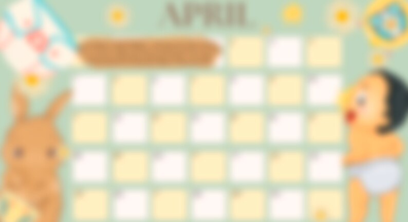 ABDL Diaper Dependency Training April Calendar 2023 Calendar, Planner ...