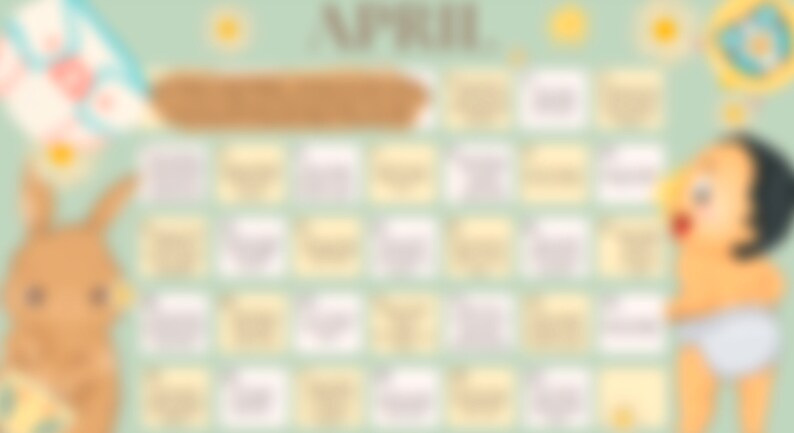 ABDL Diaper Dependency Training April Calendar 2023 Calendar, Planner ...