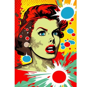 Pop Art Bundle of 3 Posters Instant Download High Quality Digital ...