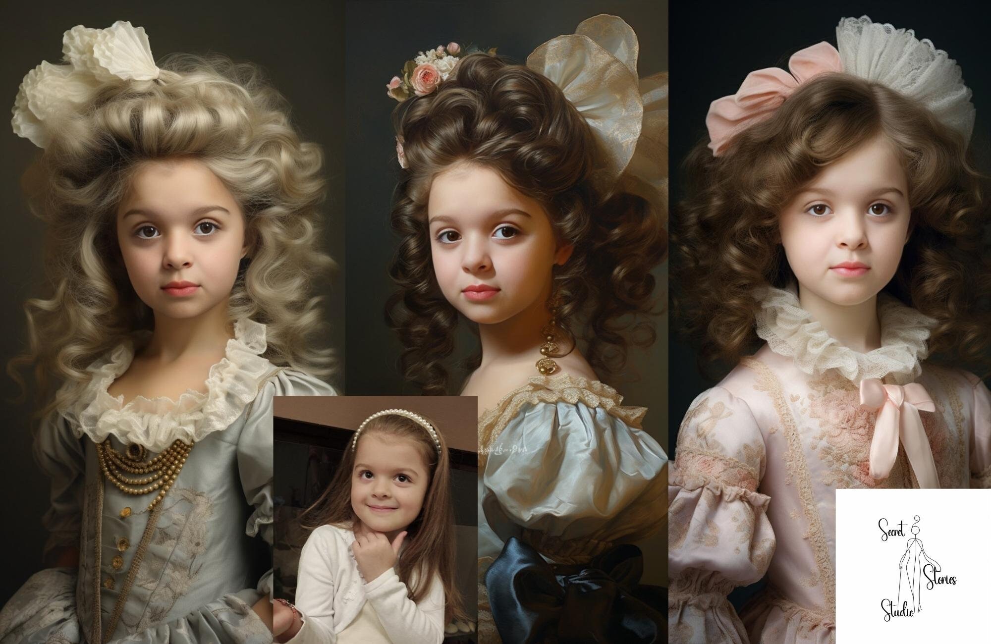 Custom Rococo Art Portrait From Photo | Personalized Rococo Paintings ...