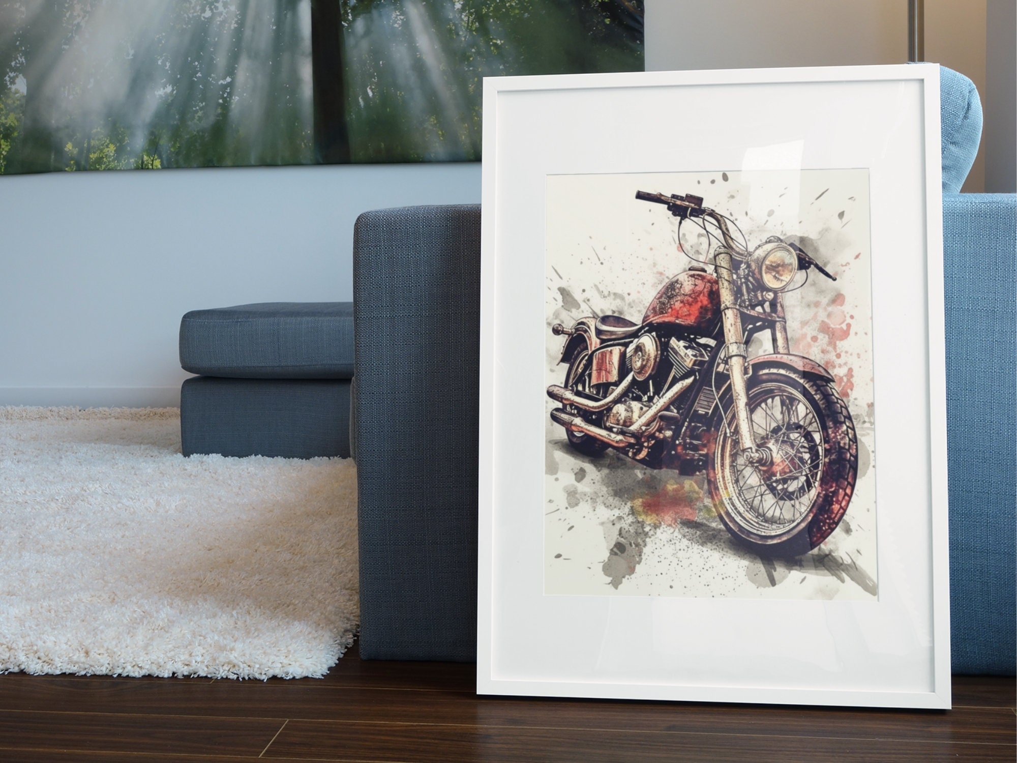 Retro Poster decorate Your Space With Our Vintage Chopper Poster Ideal ...