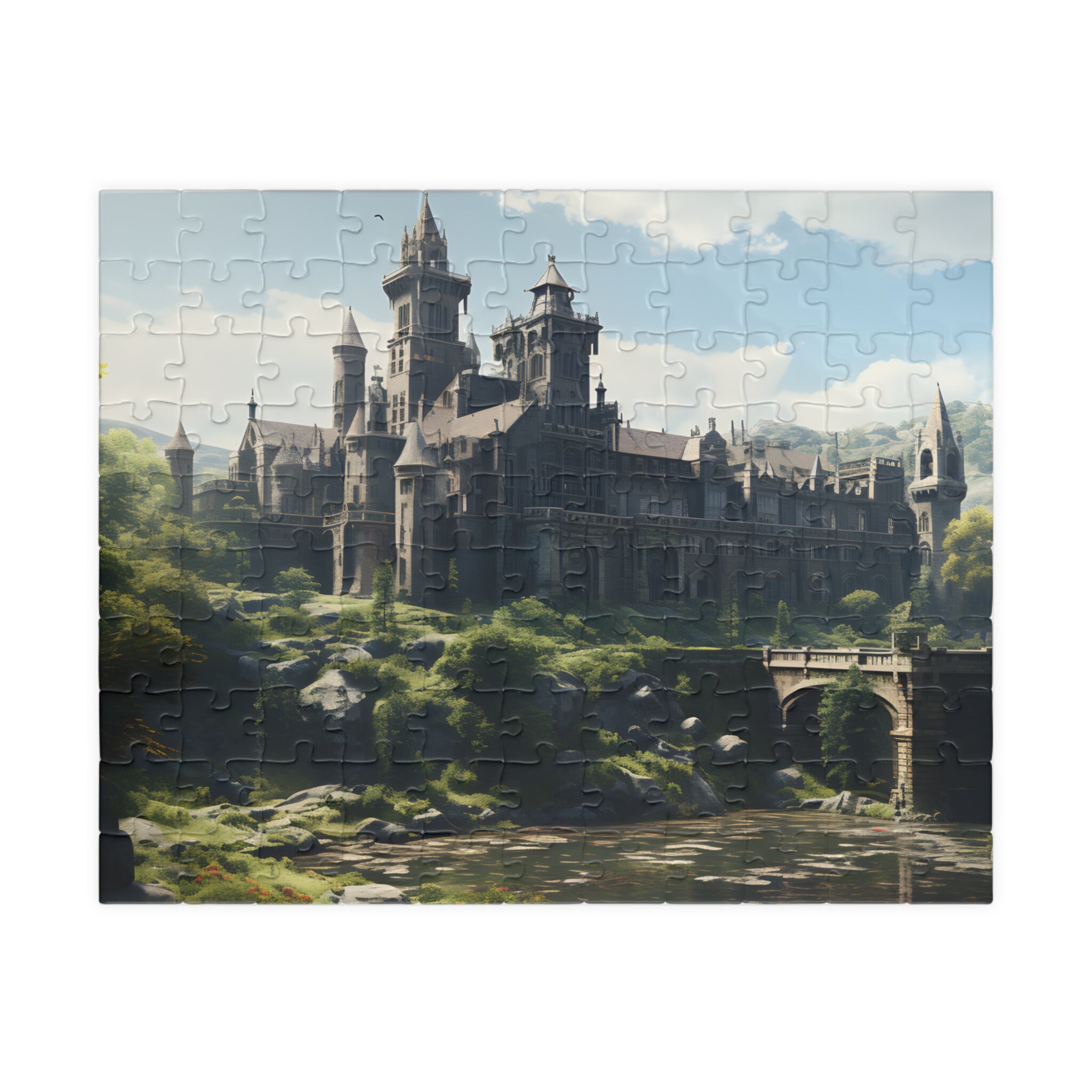 Gothic Castle Jigsaw Puzzle unique Art Puzzle for Adults, Perfect Gift ...