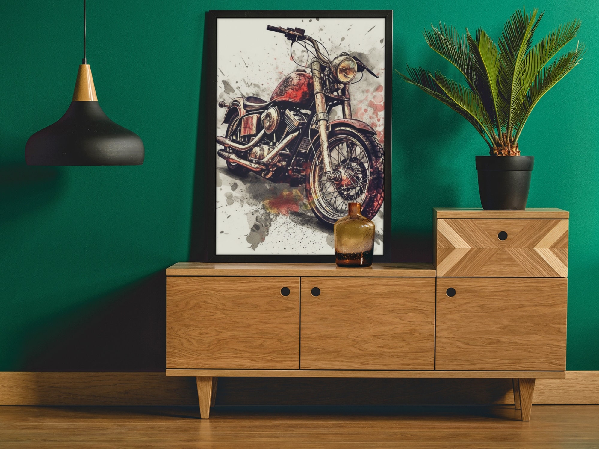 Retro Poster decorate Your Space With Our Vintage Chopper Poster Ideal ...