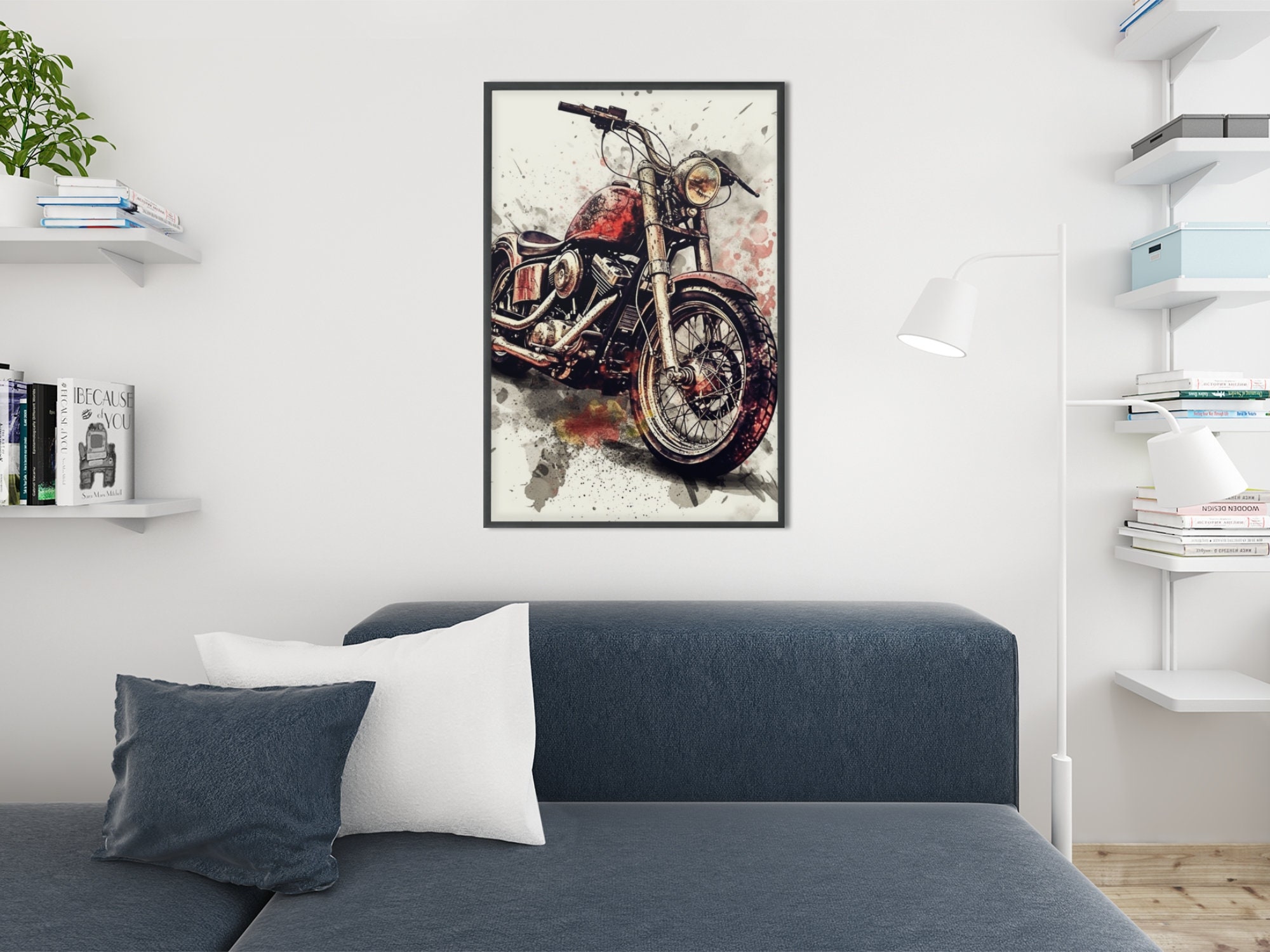 Retro Poster decorate Your Space With Our Vintage Chopper Poster Ideal ...