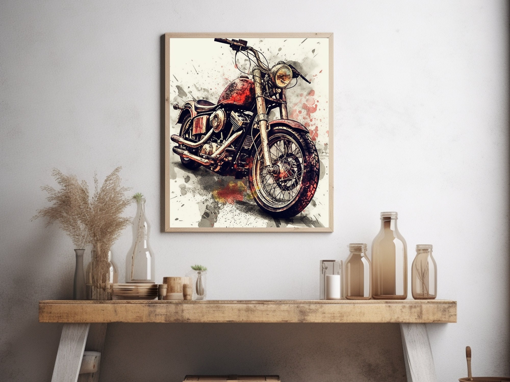 Retro Poster |decorate Your Space With Our Vintage Chopper Poster ...