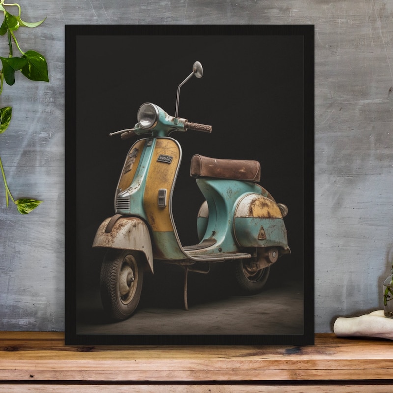 Vespa poster - Etsy France