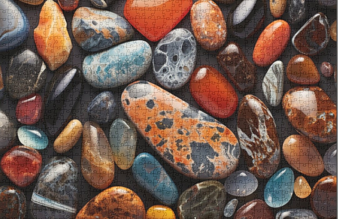 Precious Stones Jigsaw Puzzle | Nature Themed With Natural Amber Beads ...