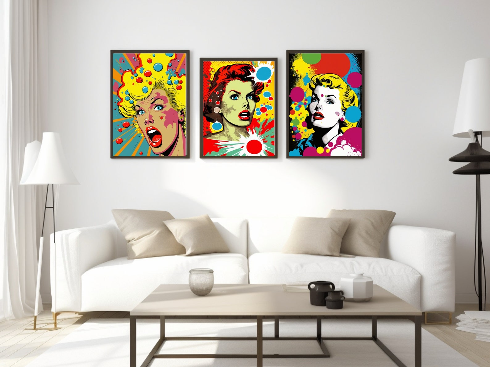Pop Art Bundle of 3 Posters Instant Download High Quality - Etsy