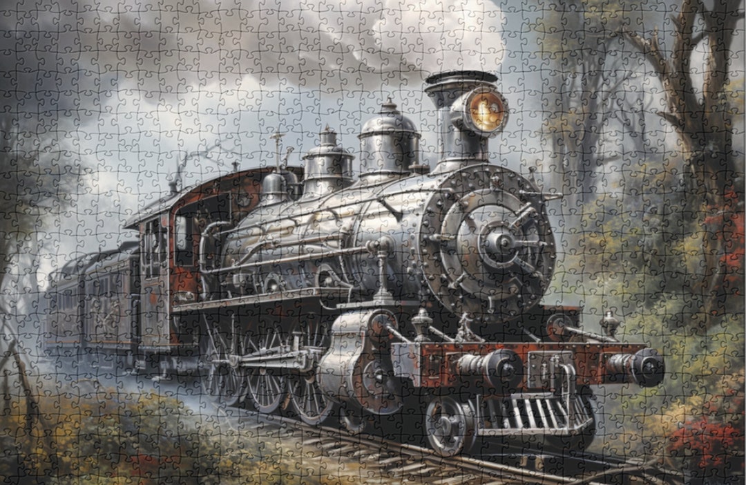 Vintage Steam Train Jigsaw Puzzle | Puzzle (110, 252, 500, 1014-piece ...