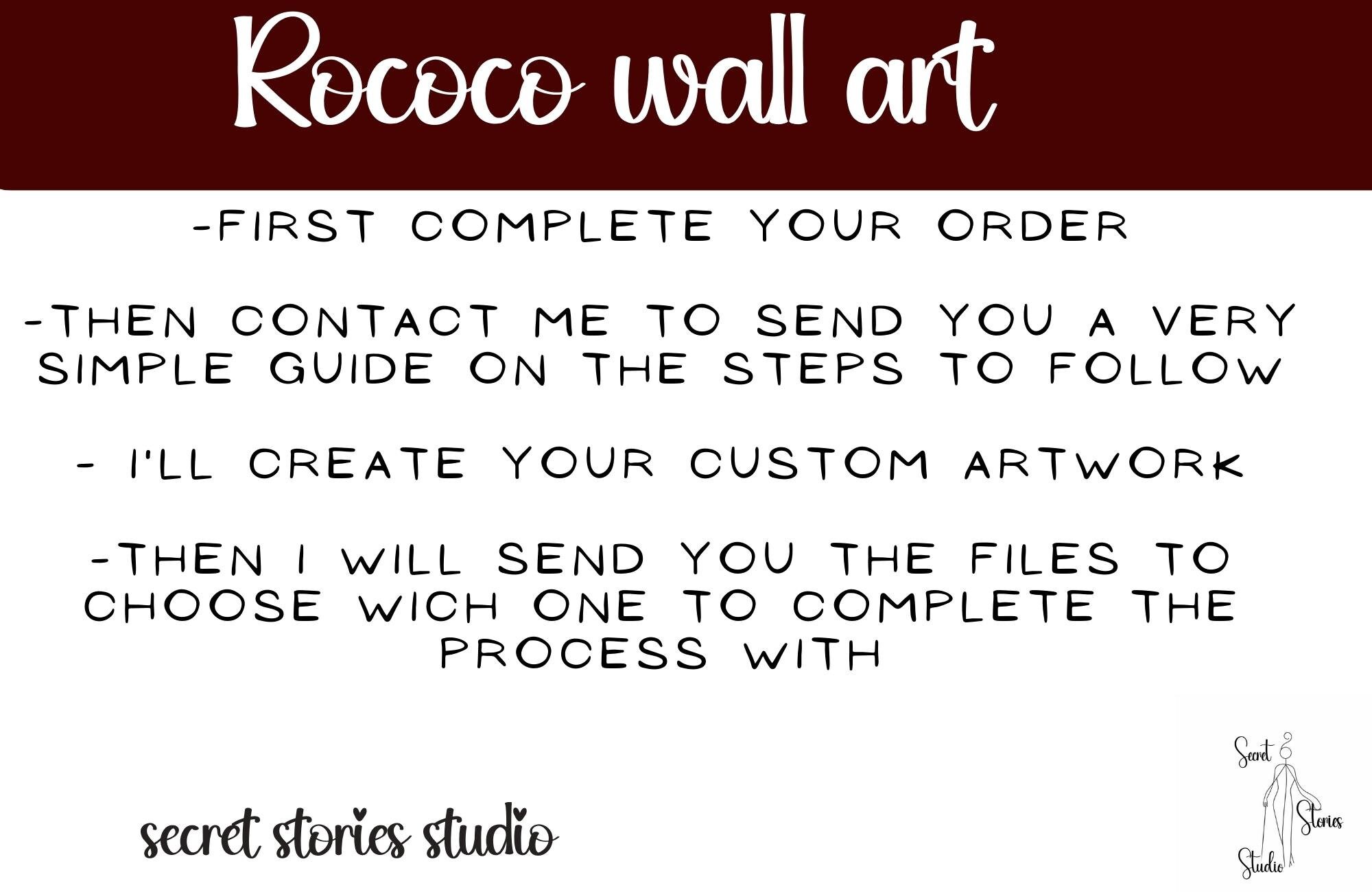 Custom Rococo Art Portrait From Photo | Personalized Rococo Paintings ...