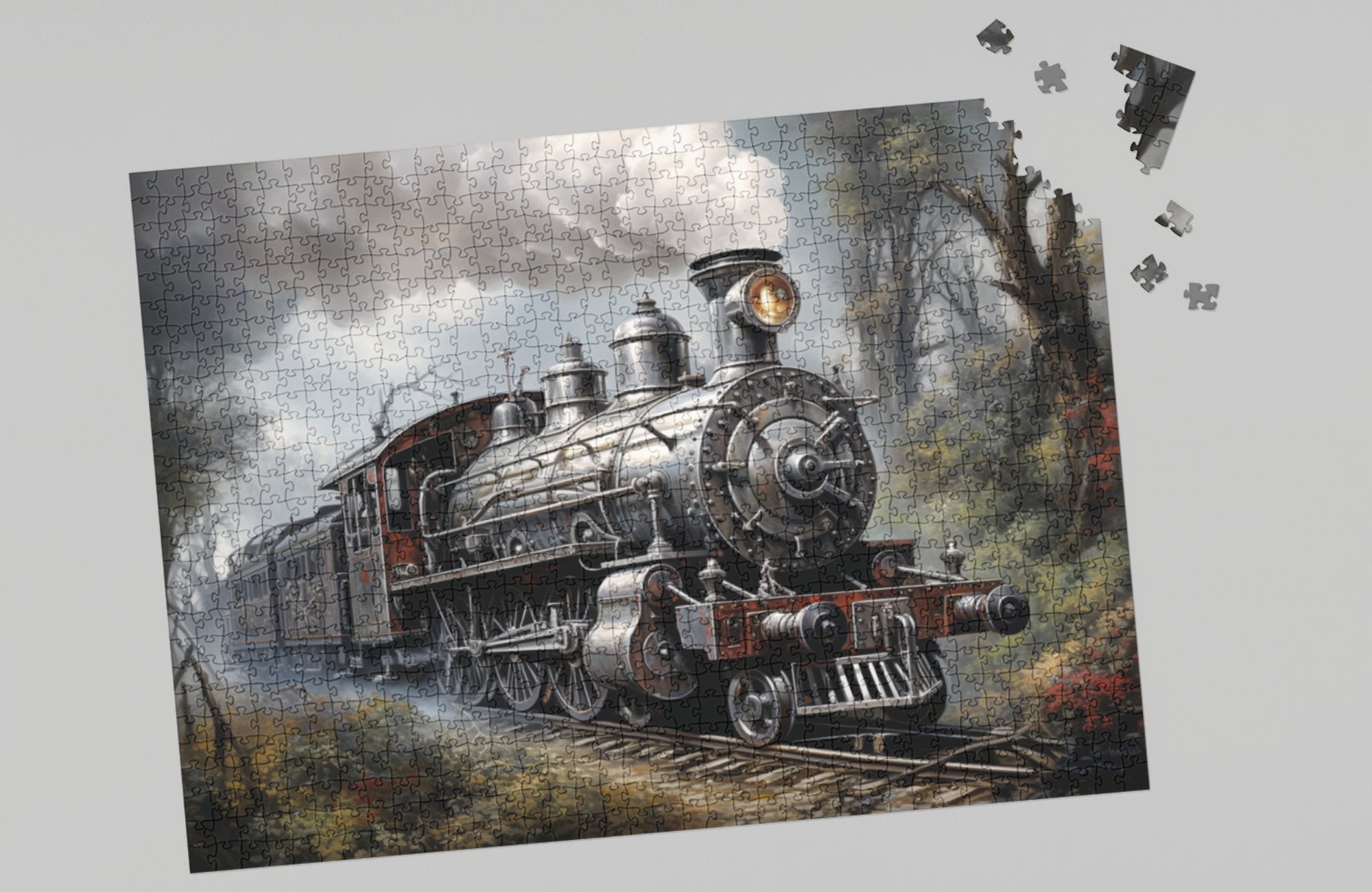 Vintage Steam Train Jigsaw Puzzle | Puzzle (110, 252, 500, 1014-piece ...