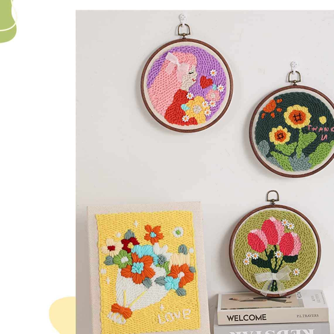 Handwoven Handicrafts With Wool DIY Makes Her Own Wool, Pokes ...