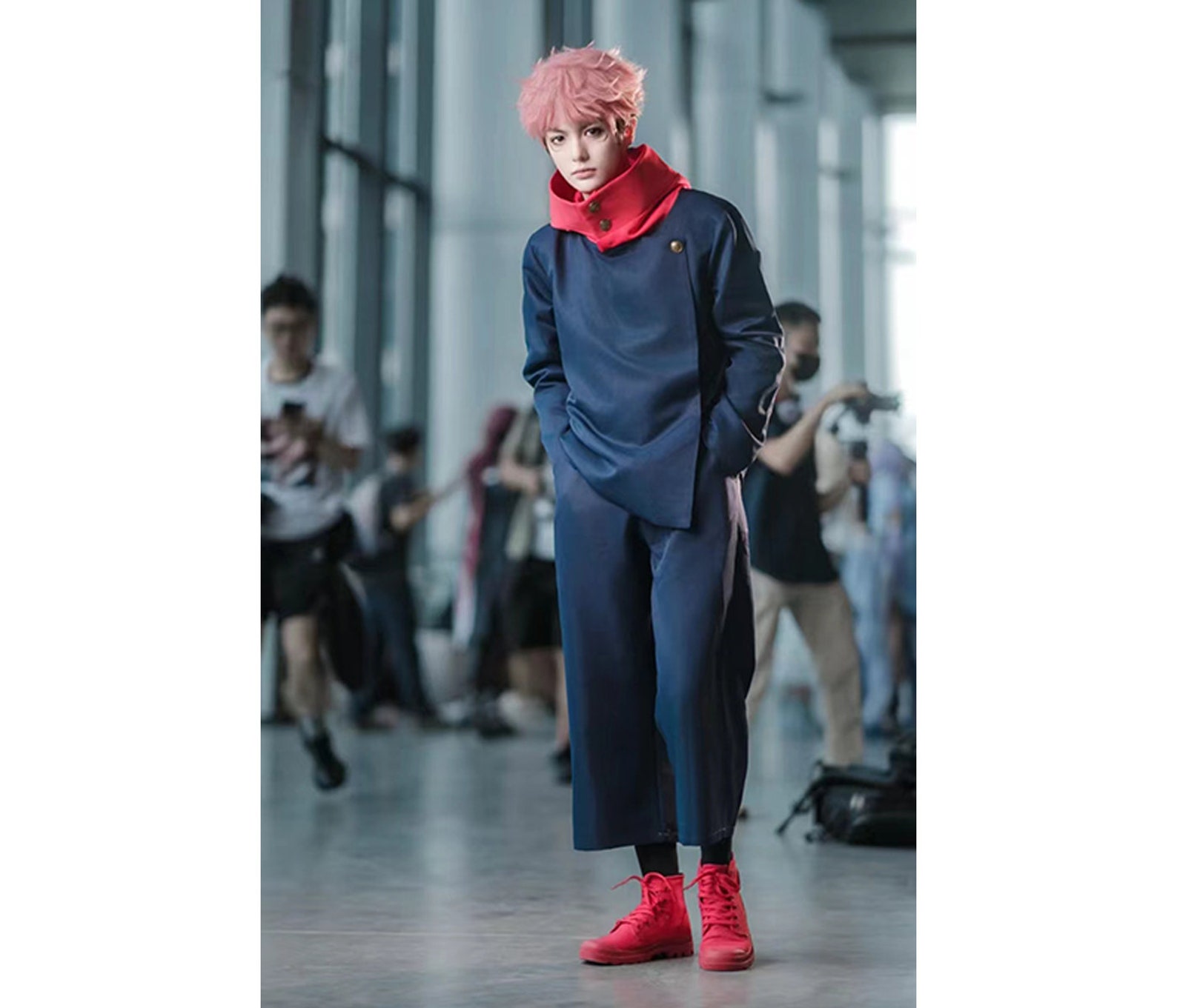 Jujutsu Kaisen Cosplay Costume, Itadori Yuji Cosplay A Complete Set of ...