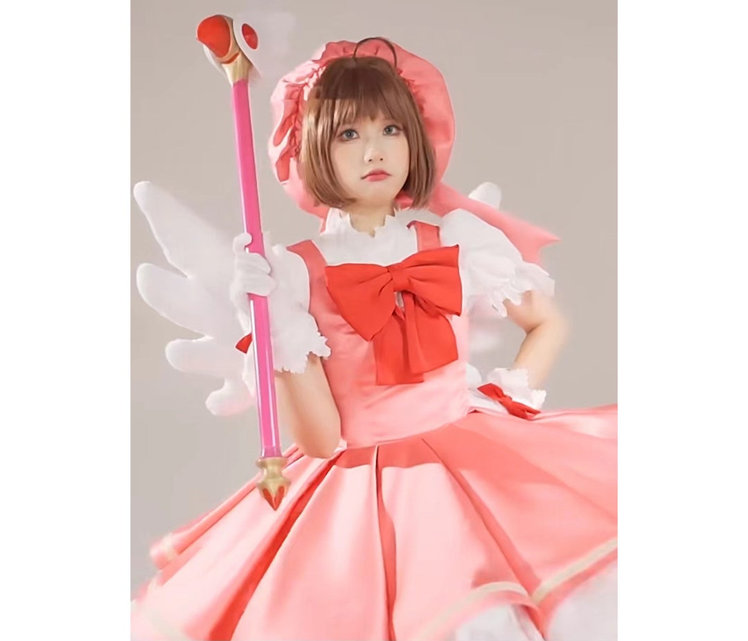 Cardcaptor Sakura Cosplay Costume, Halloween Carnival Costume Dress for ...