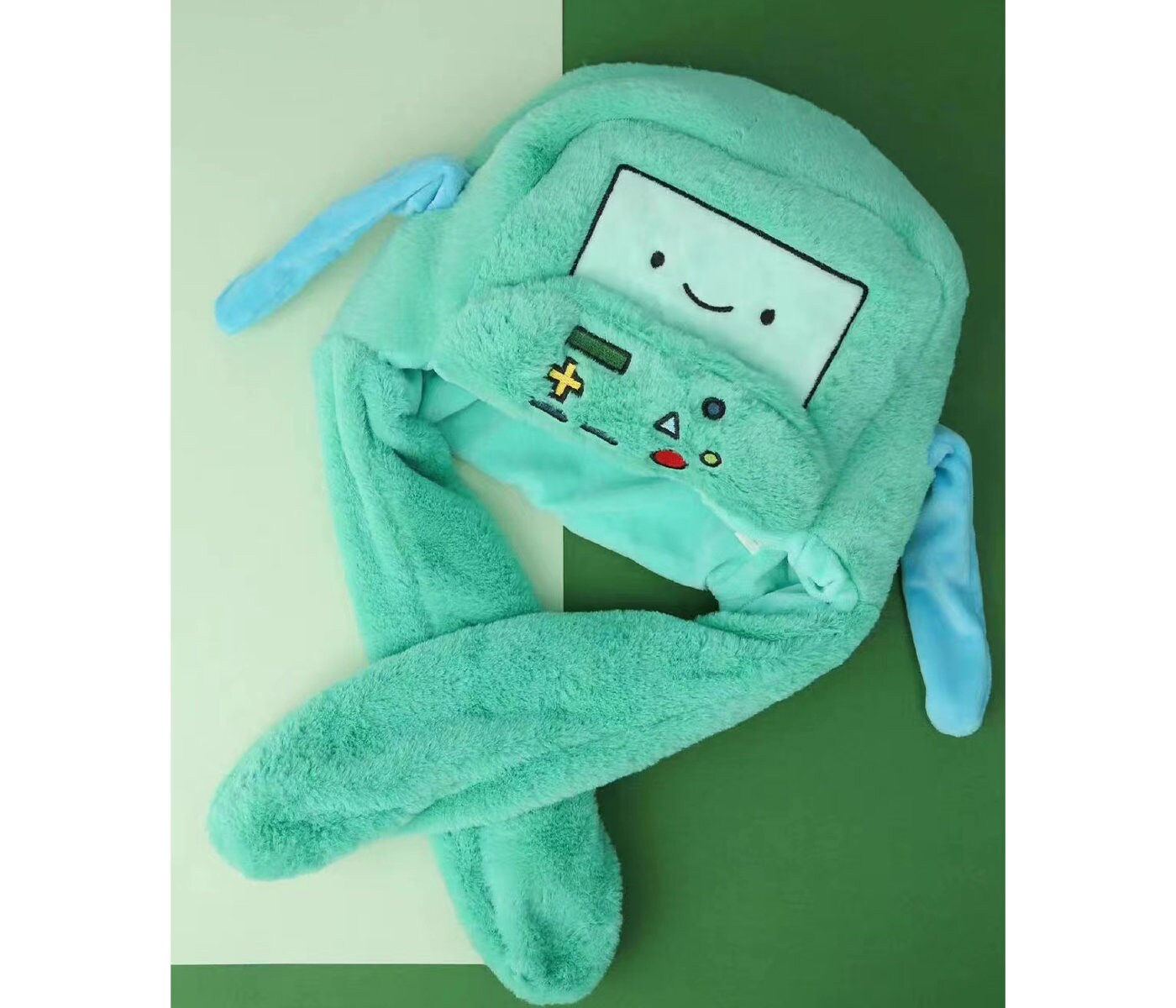 Adventure Time BMO Hatplush Ear Activity Jump Bag Cap - Etsy