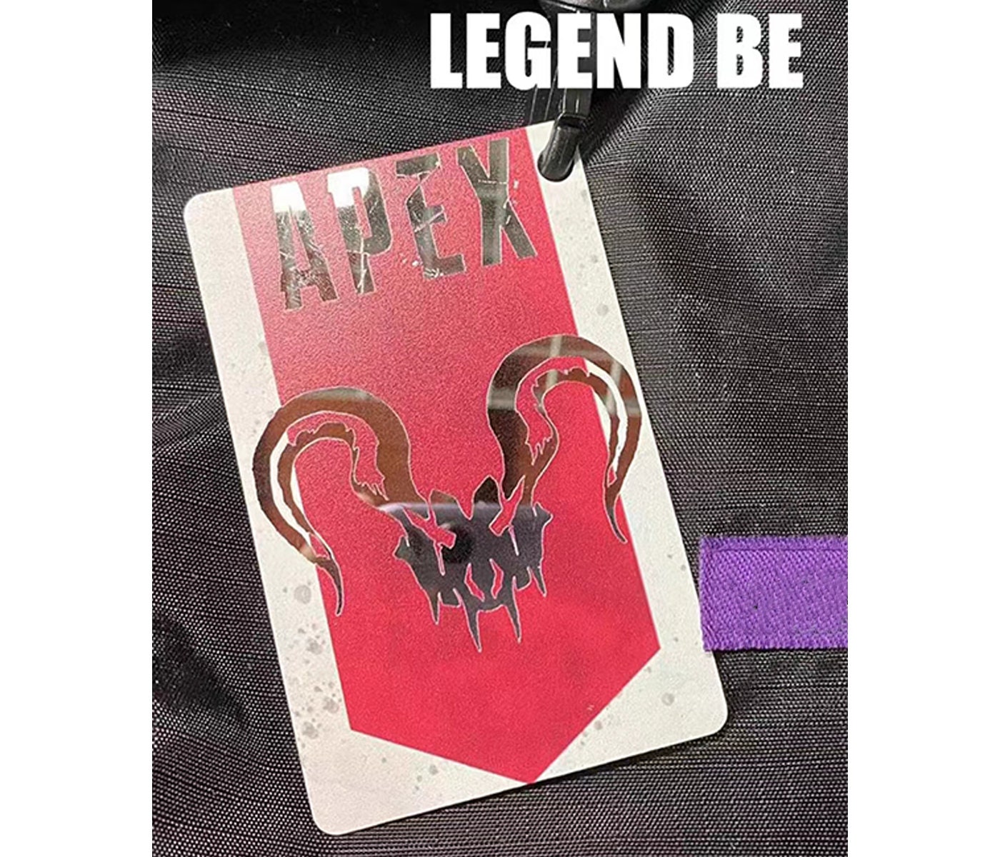 Apex Cosplay, Invitation Letter Style Metal Card Backpack Hanger ...