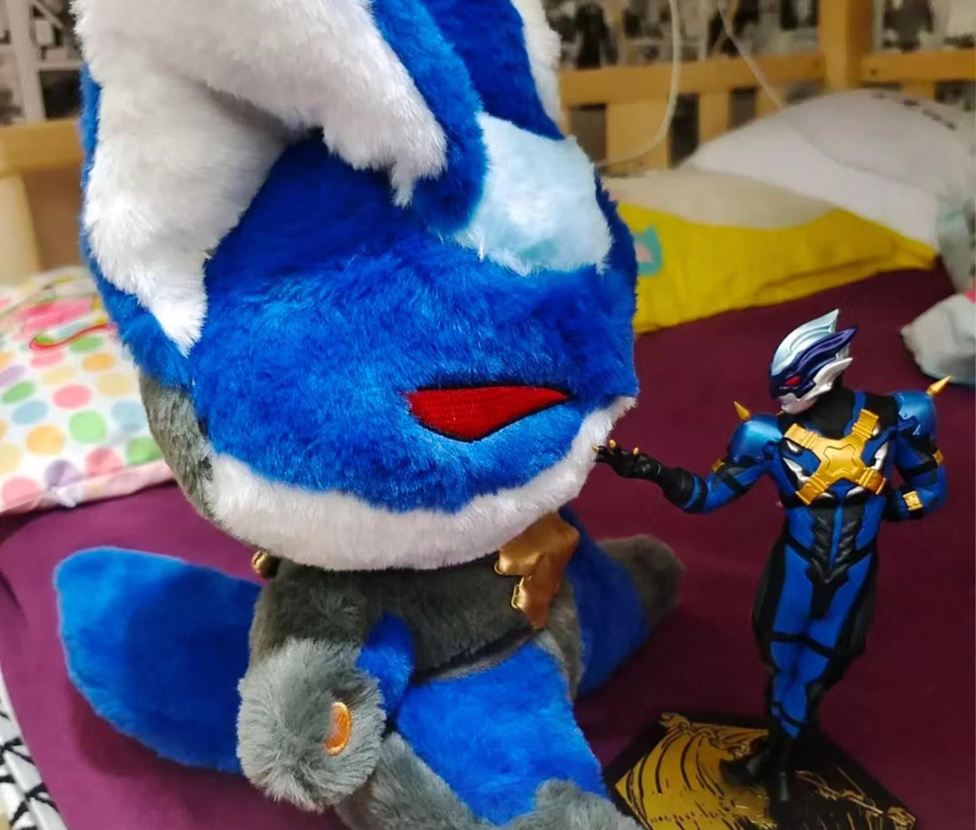 Ultraman Fan Series Ultraman Tregear Plush Cat Doll 30cm - Etsy