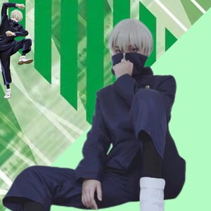 Jujutsu Kaisen Cosplay Costume, Inumaki Toge Cosplay A Complete Set of ...