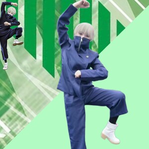 Jujutsu Kaisen Cosplay Costume, Inumaki Toge Cosplay A Complete Set of ...