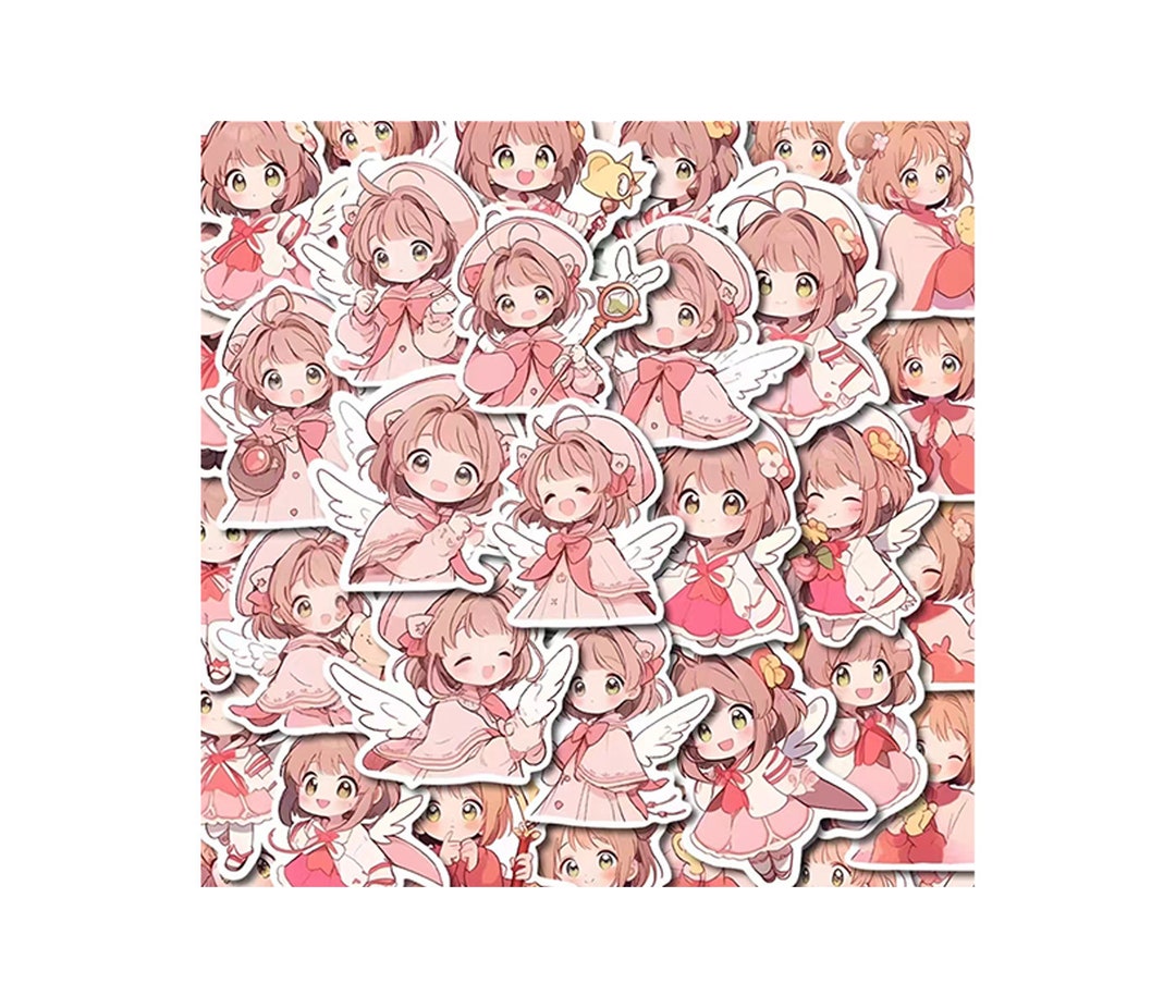 Cardcaptor Sakura Stickers 54 Pieces Cartoon Cute Stickers - Etsy