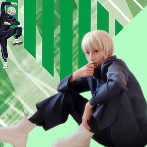 Jujutsu Kaisen Cosplay Costume, Inumaki Toge Cosplay A Complete Set of ...