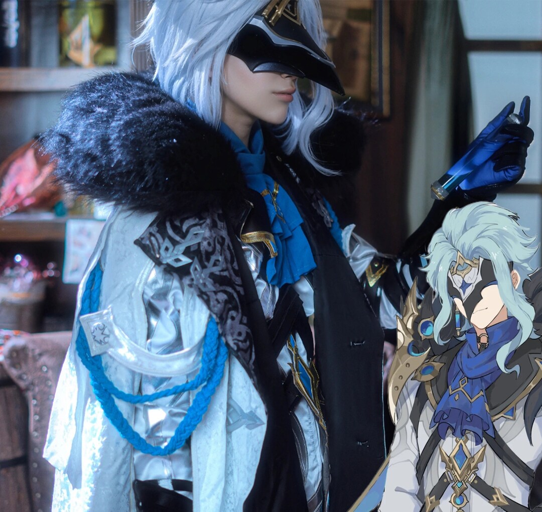 Genshin Impact II Dottore Cosplay Costume, Fatui the Doctor Cloak ...