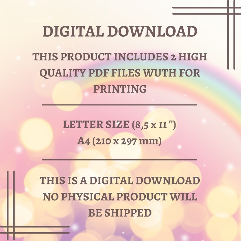 Unicorn Planner Set, Kids Planner Bundle, Weekly Planner, Monthly ...