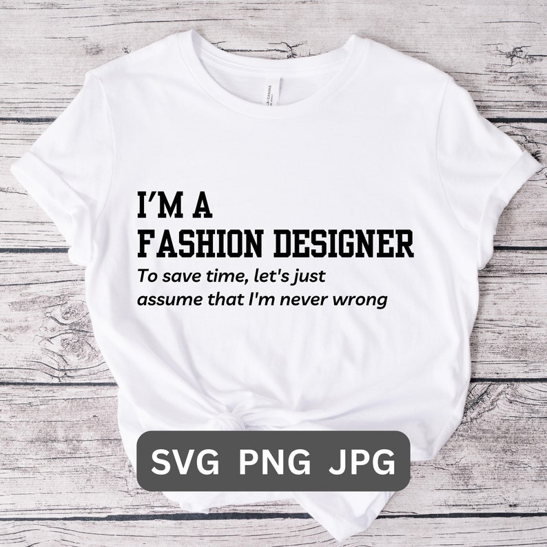 Fashion Designer SVG PNG Fashion Designer Shirt Gift Fashion Designer T ...