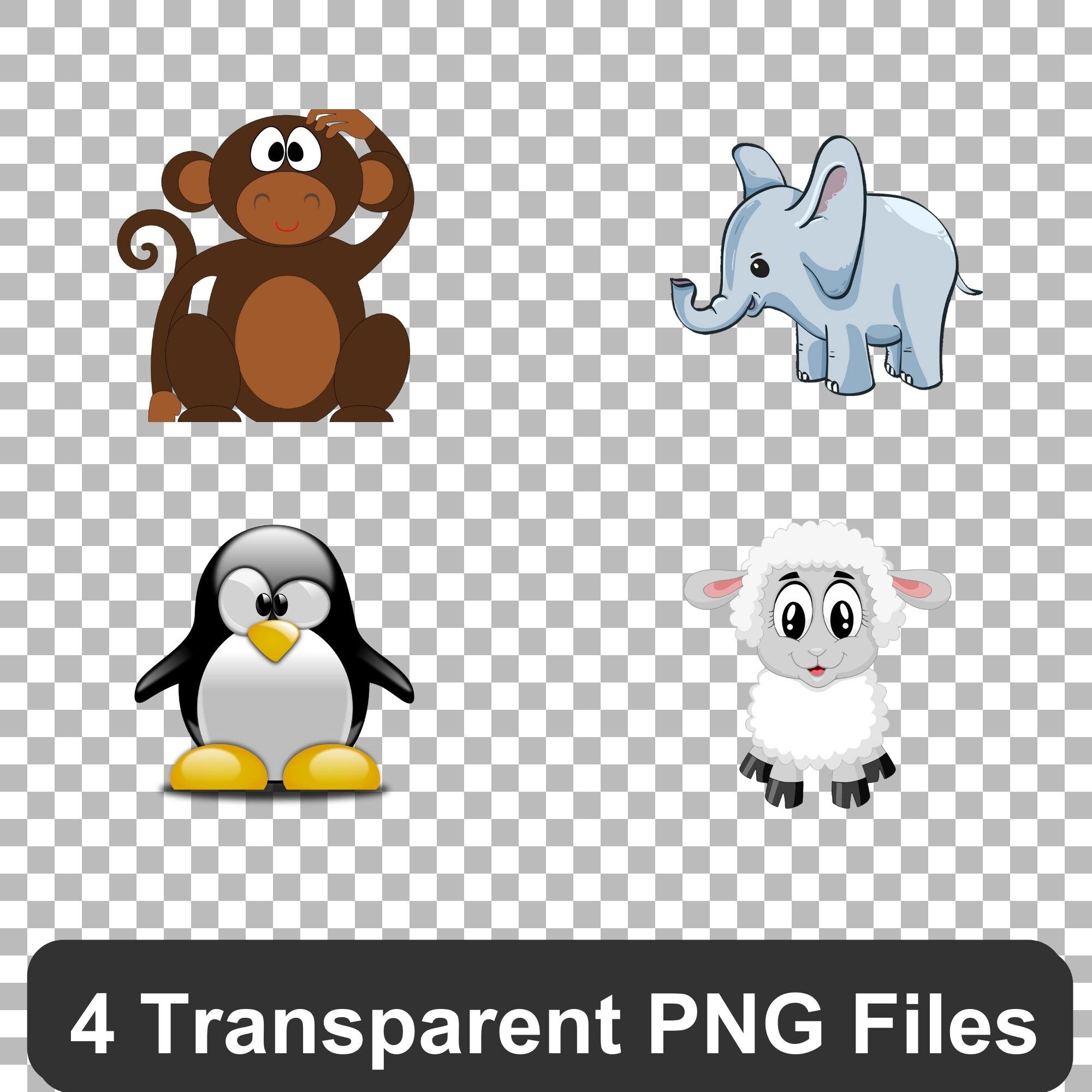 Cute Animal Clipart Cute Animals PNG Nursery Wall Art Animals Clip Art ...