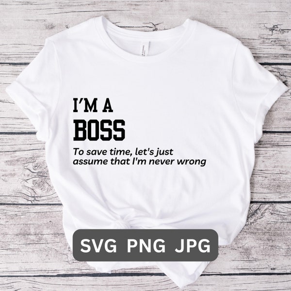 The Boss Shirt - Etsy