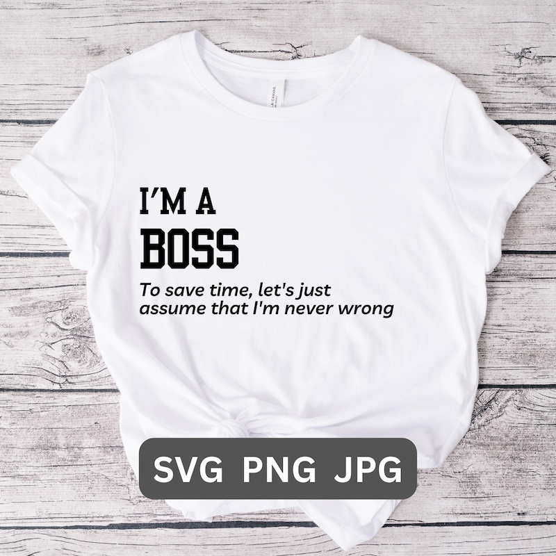 Boss Quotes Svg - Etsy
