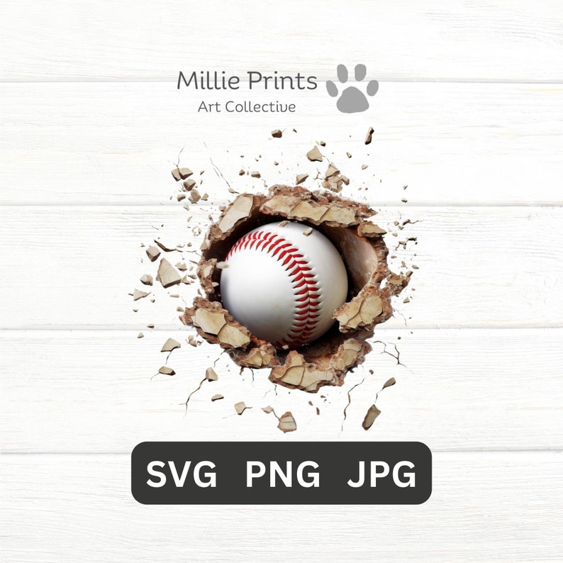 Baseball Clip Art SVG PNG Inspirational Motivational Svg Cut - Etsy