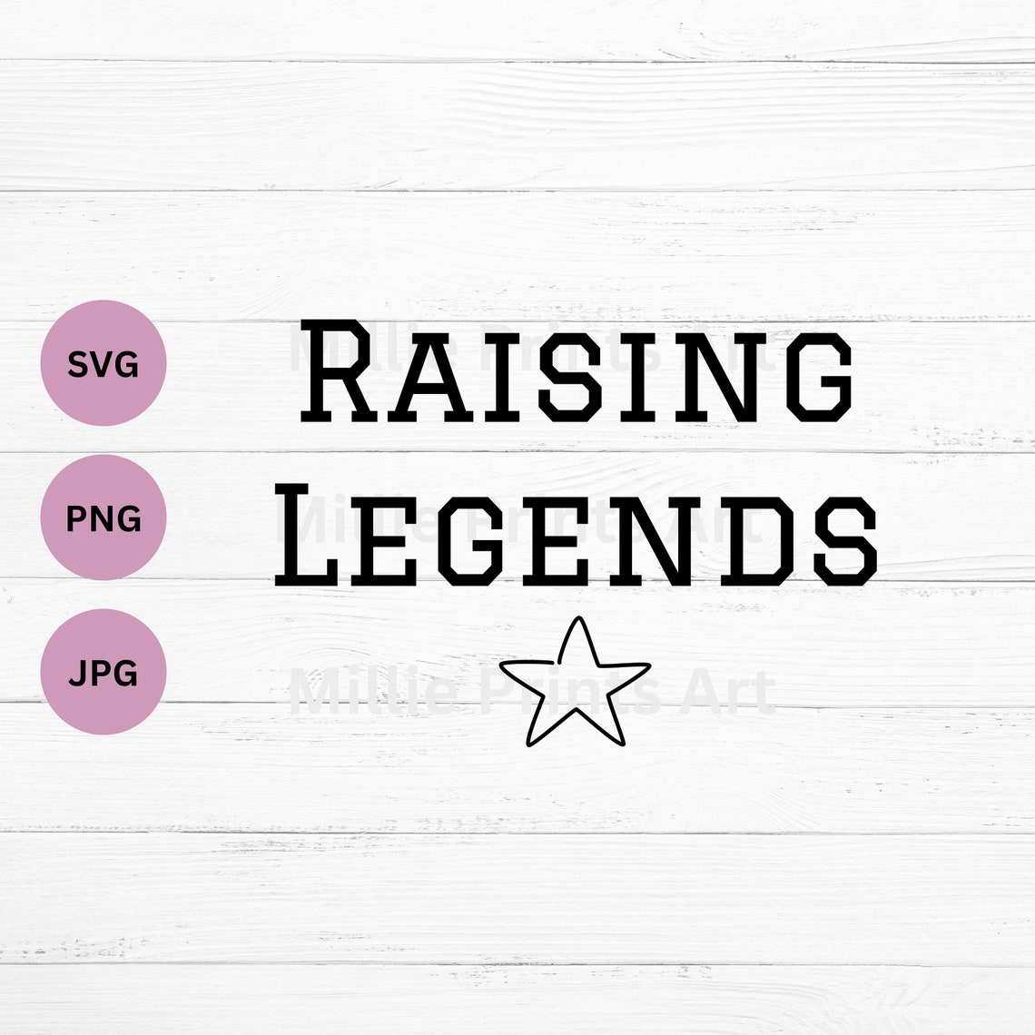 Raising Legends SVG PNG JPG Motivational Inspirational Quote - Etsy